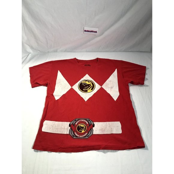 Power Ranger | Shirts | Power Rangers Graphic Shirt Mens Sz Large Red ...
